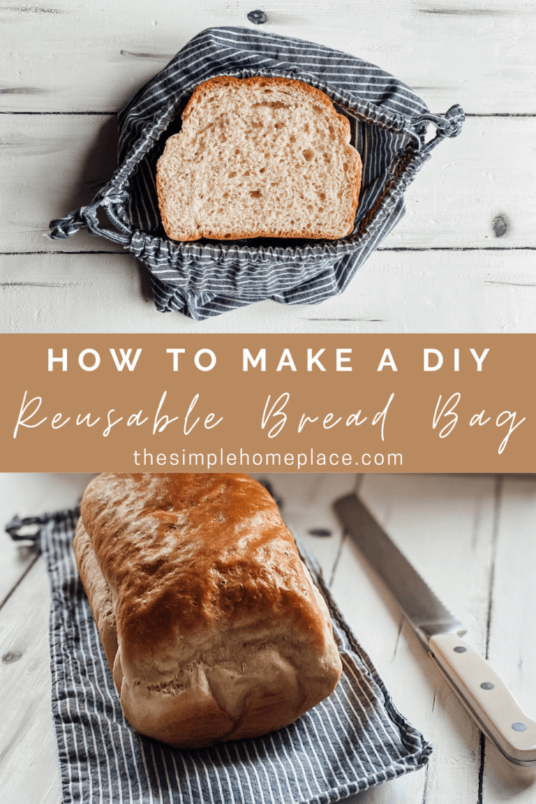 How to Make a Reusable DIY Bread Bag - The Simple Homeplace