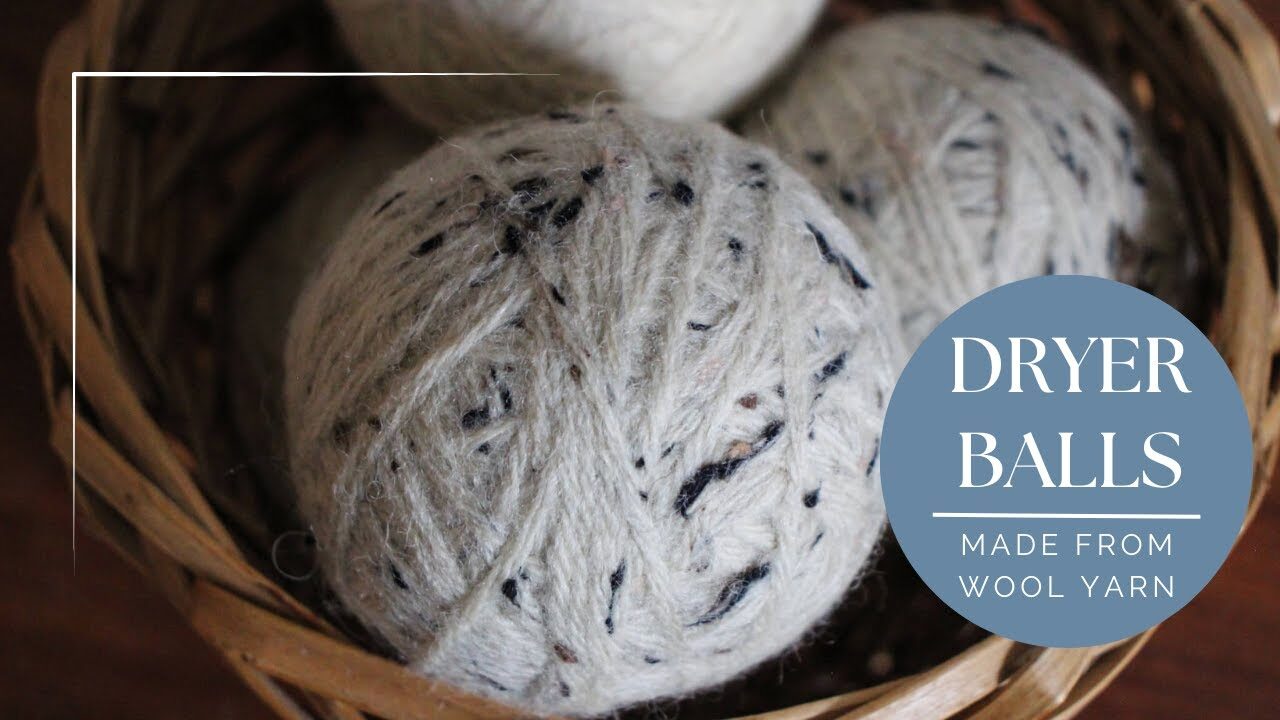 How to Make Wool Dryer Balls from Yarn - The Simple Homeplace